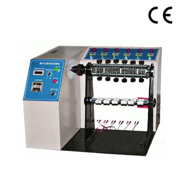 Plug wire bending testing machine